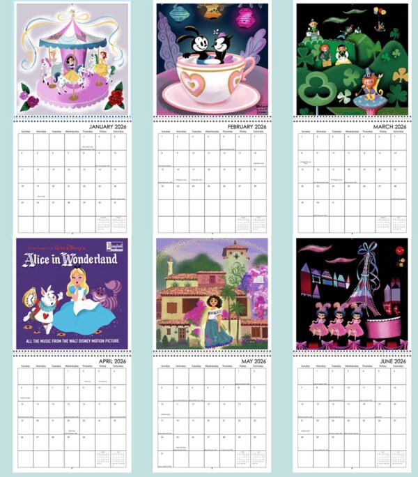 2026 “Carousel Cover” Calendar – Amuseboosh